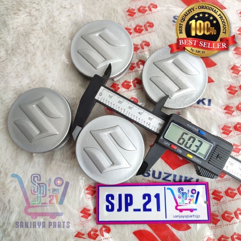 Jual (1pcs) tutup dop doff velg suzuki apv ukuran 6cm original | Shopee ...