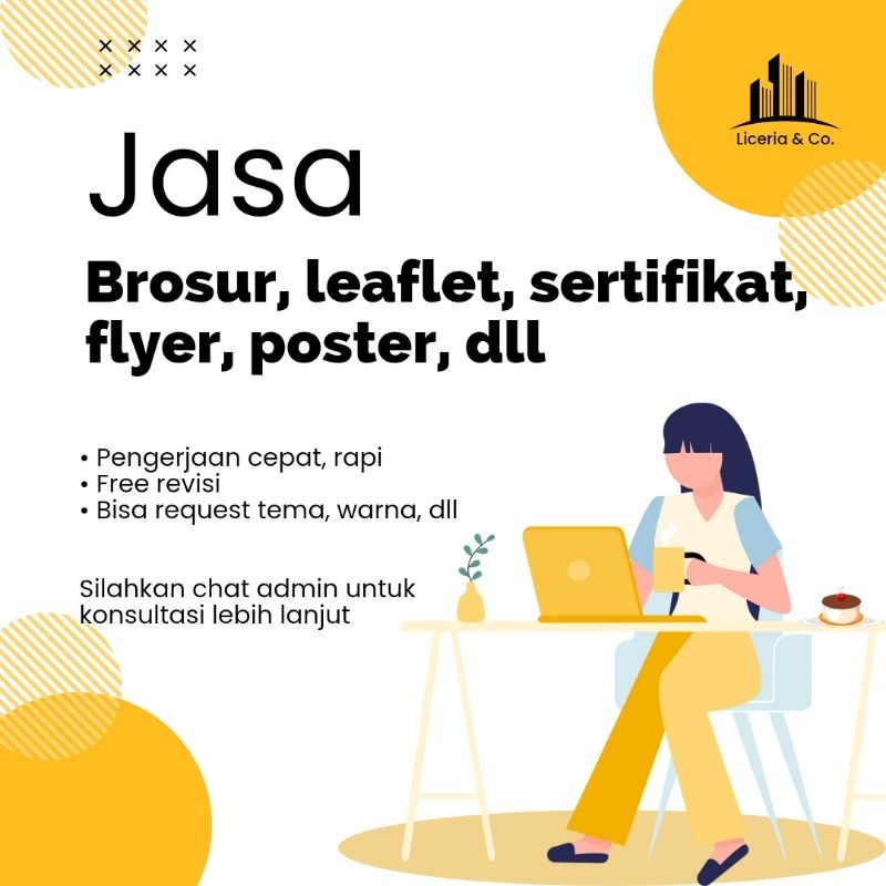 Jual Jasa edit leaflet, brosur, flyer, sertifikat, poster, dll ...