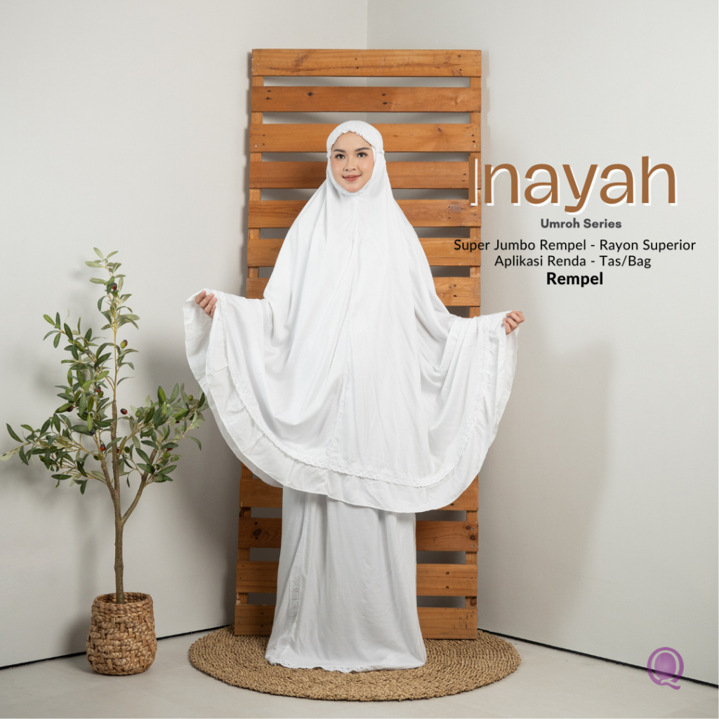 Jual MUKENA PUTIH POLOS SERAGAM UMROH DAN HAJI - MUKENAH PRAYERSET ...