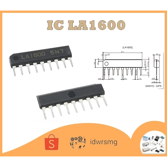 Jual LA1600 LA 1600 LA-1600 sanyo SIP-9 package 1pcs | Shopee Indonesia