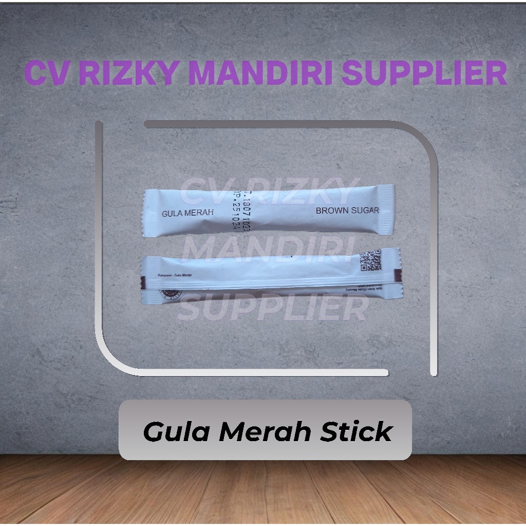 Jual gula merah stick / brown sugar stick isi 250pcs/pack | Shopee ...
