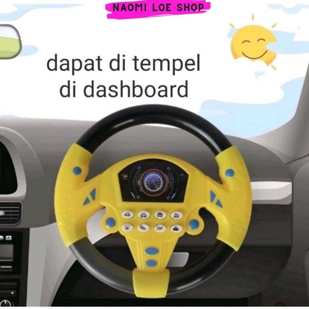 Jual setir mainan ANAK LAKI LAKI Music steering wheel mainan mobil anak ...