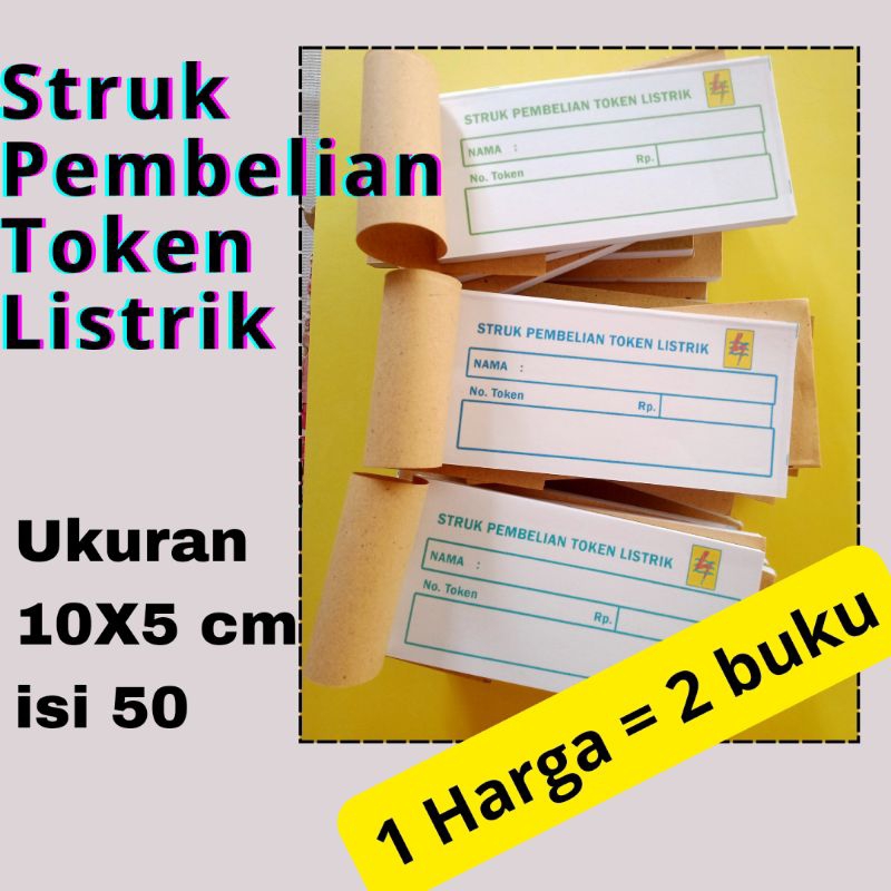 Jual Nota/Struk Pembelian Token Listrik | Shopee Indonesia