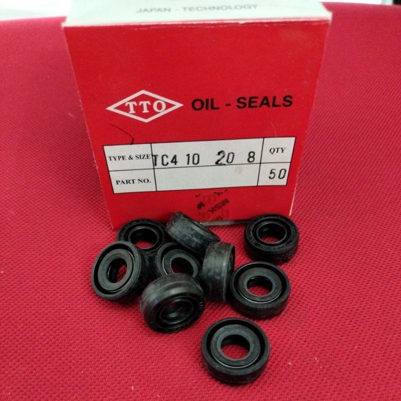 Jual Oil Seal MIO TIPIS TC4 10 20 8 / 10 X 20 X 8 TTO | Shopee Indonesia