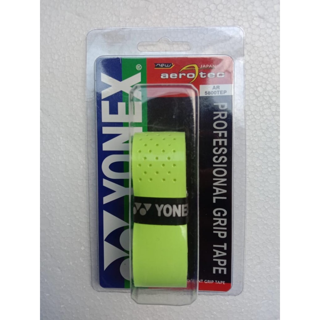 Jual Grip Raket Yonex Badminton MICA YONEX AEROTEC MOTIF LUBANG BINTIK ...