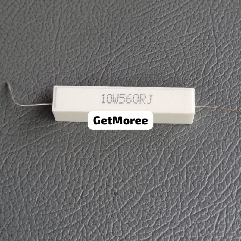 Jual Resistor Kapur 10w 10 watt 10watt 1 10 12 15 33 100 560 OHM | Shopee Indonesia