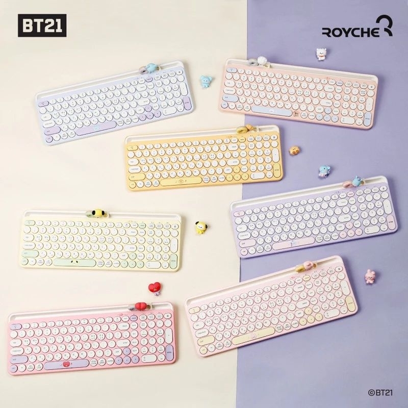 Jual (READY STOCK) BT21 Minini Multi pairing Wireless Keyboard Mang ...