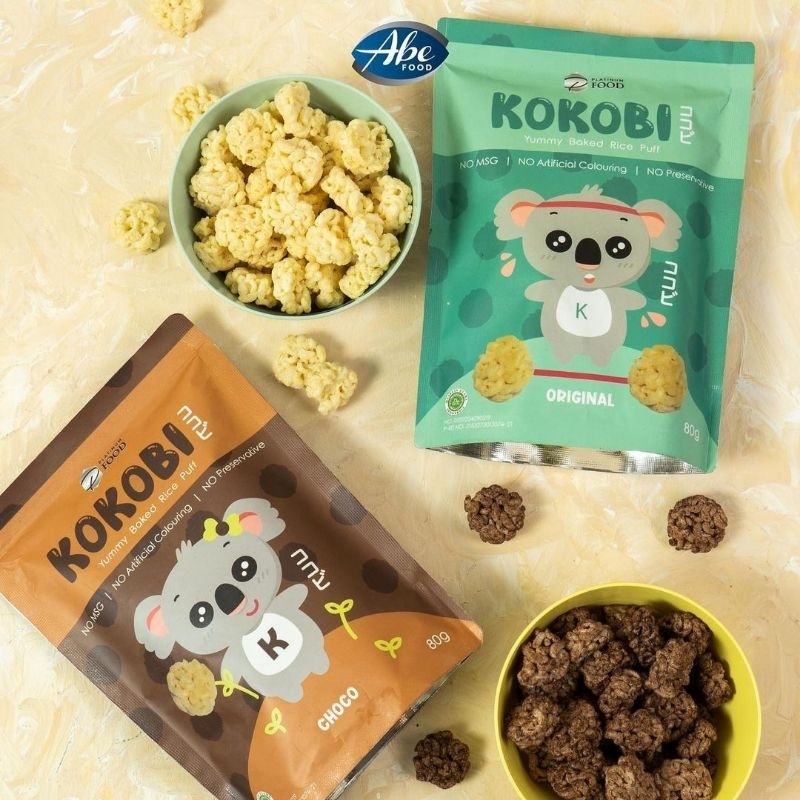 Jual PROMO KOKOBI COKLAT DAN ORIGINAL YUMMI BAKED RICE PUFF | Shopee ...