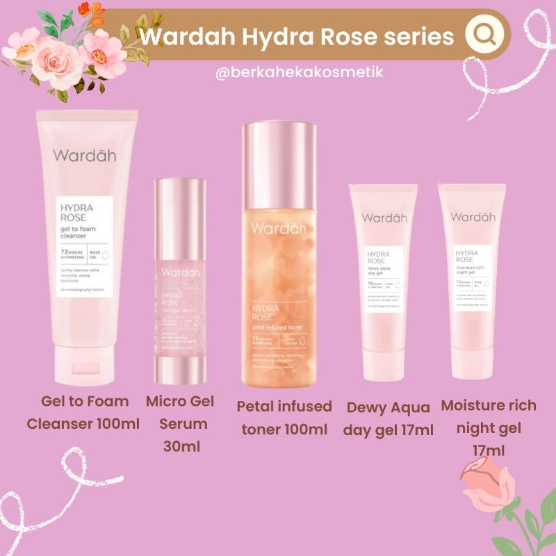 Jual Wardah Hydra Rose Series | Shopee Indonesia