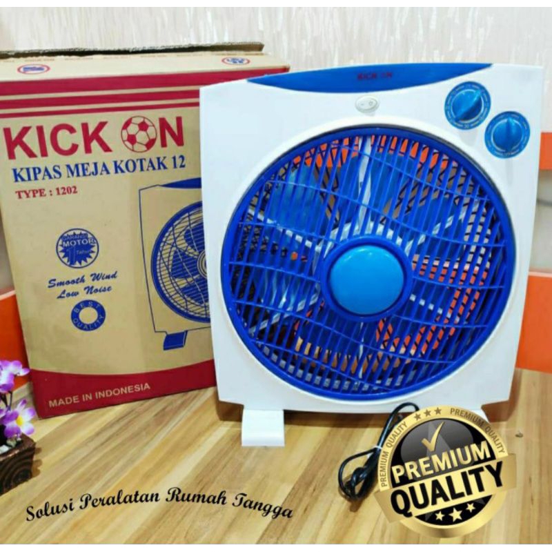 Jual Kipas Angin Kotak Box Fan 12" Kick On | Shopee Indonesia