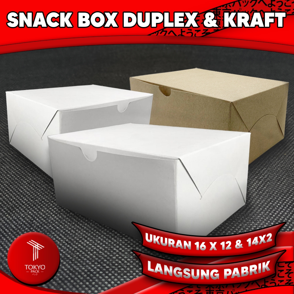 Jual SNACK BOX DUPLEX PUTIH - SNACK BOX CATERING - SNACK BOX ACARA ...