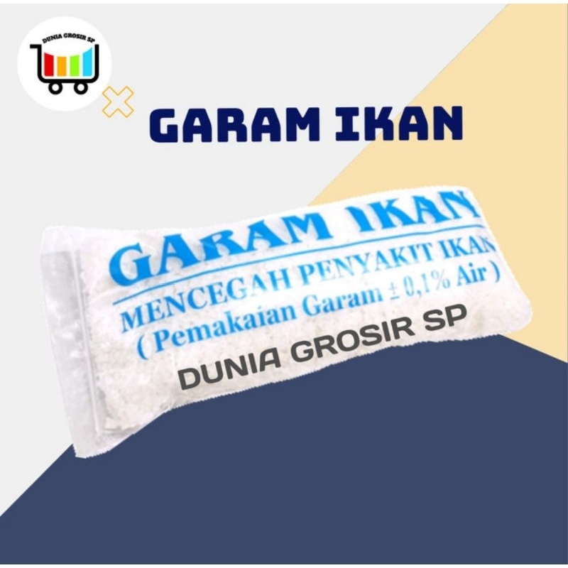 Jual GARAM IKAN OBAT DAN PENCEGAH IKAN SAKIT AQUARIUM KOLAM IKAN ...