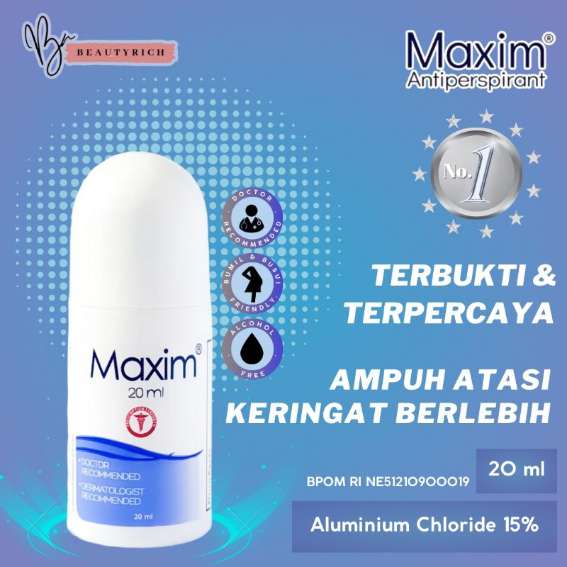 Jual Maxim Antiperspirant 20ml - Antiperspirant Pertama di Indonesia ...