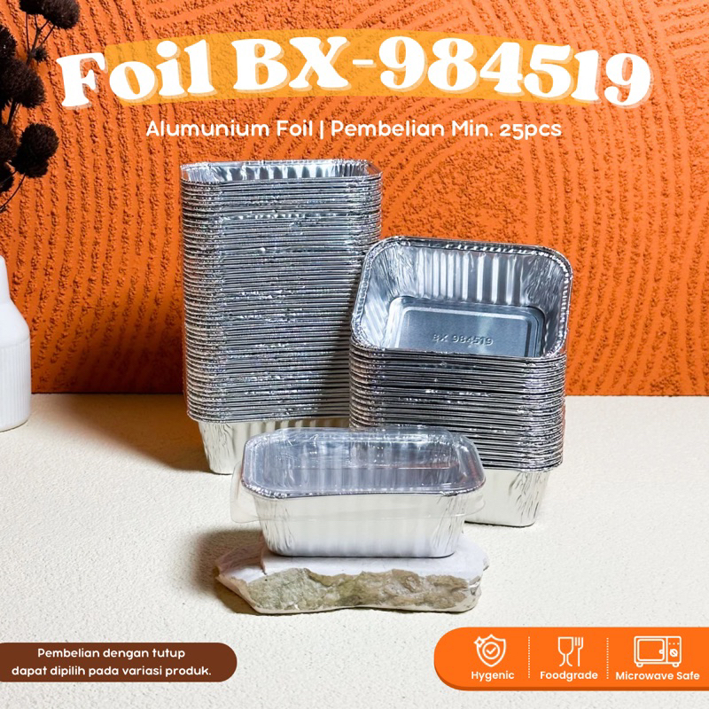 Jual Aluminium Foil Tray BX-984519 + Tutup Cup Macaroni Schotel / Baked Pastel Tutup / Lasagna ...