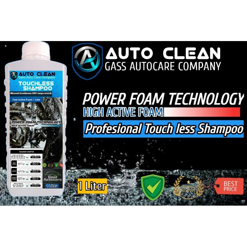 Jual Auto Clean 100% Touchless Shampoo 1liter | Shopee Indonesia