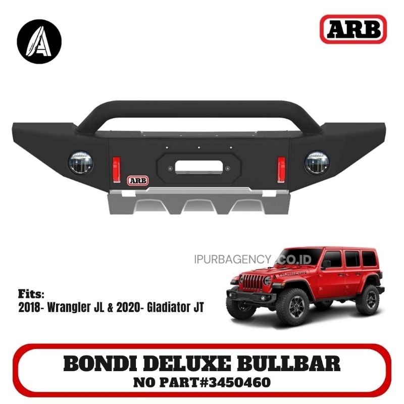 Jual ARB - BULL BAR BONDI DELUXE BUMPER 18-xx JEEP WRANGLER JL JT ...