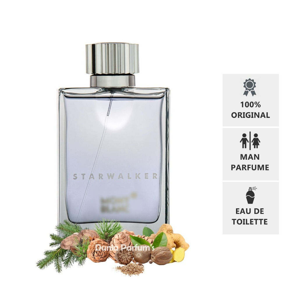 Jual Parfum Pria Montbl***c Starwalker Original EDT Woody Spicy Eau de ...