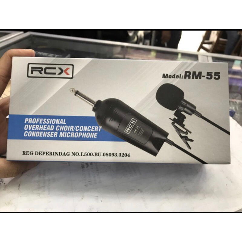 Jual Mic condensor RCX RM55 clip on condensor RM 55 sensitif | Shopee ...