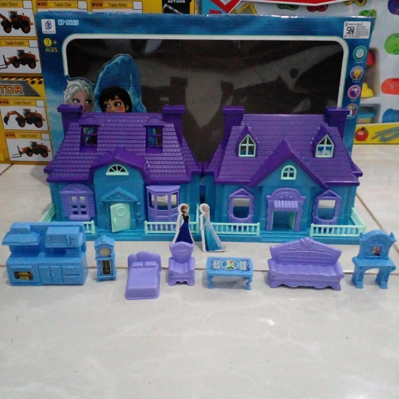 Jual Mainan Rumah Rumahan 3D Frozen My Happy Home Snow Set Lengkap ...