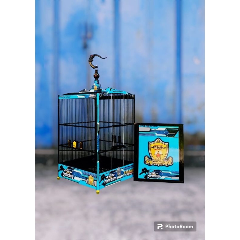 Jual sangkar kandang pasama decal tiang segitiga model laci | Shopee ...