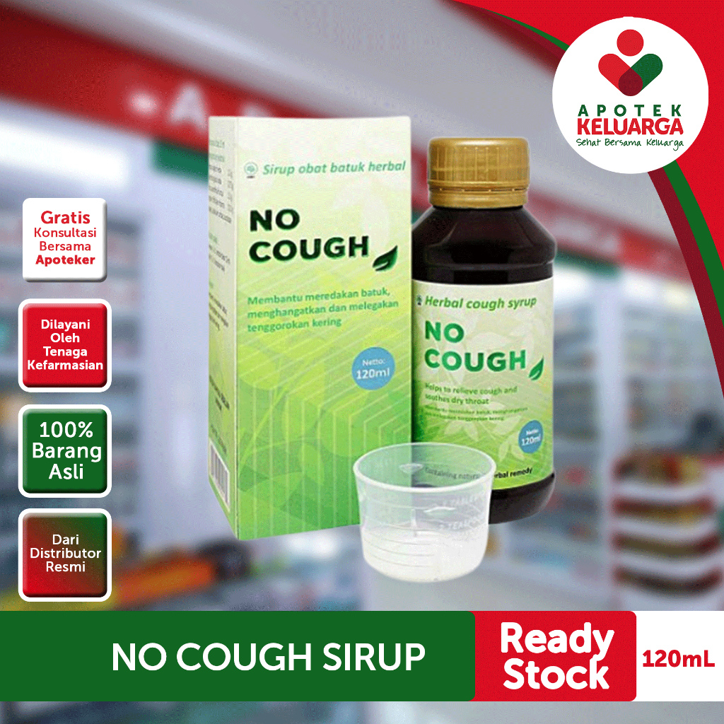 Jual No Cough Obat Batuk Herbal 120 ml | Shopee Indonesia