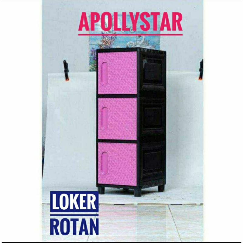 Jual ApollyStar Lemari Loker 3 susun | Shopee Indonesia
