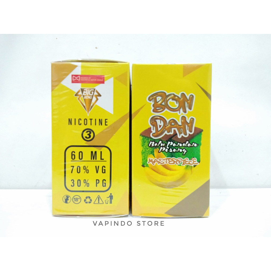 Jual BONDAN V2 BOLU PANDAN PISANG BANANA 60ML 3MG BY JAVA JUICE LIQUID ...