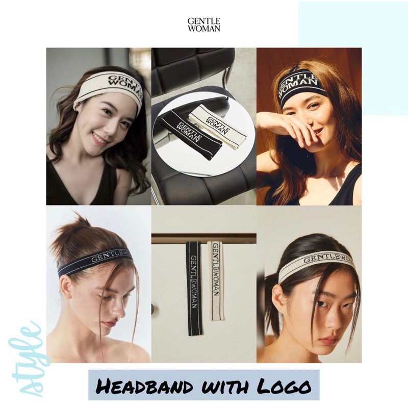 Jual Headband with Logo by GENTLE WOMAN - Bando Wanita | Shopee Indonesia