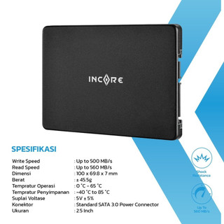 Jual SSD INCORE Sata 3 III 2,5 Ssd | Shopee Indonesia