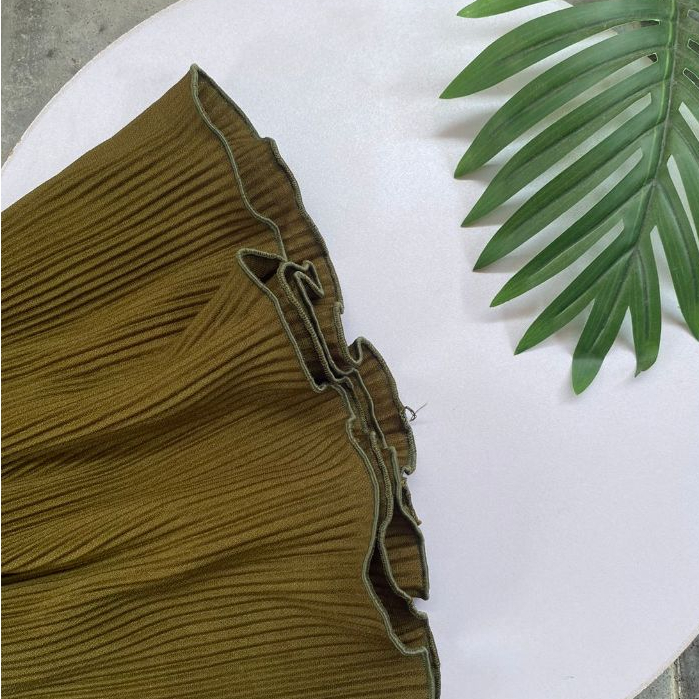 Jual Wavy Pleats Skirt / Rok Plisket Premium /Rok plisket nacy Lidi Kecil | Shopee Indonesia