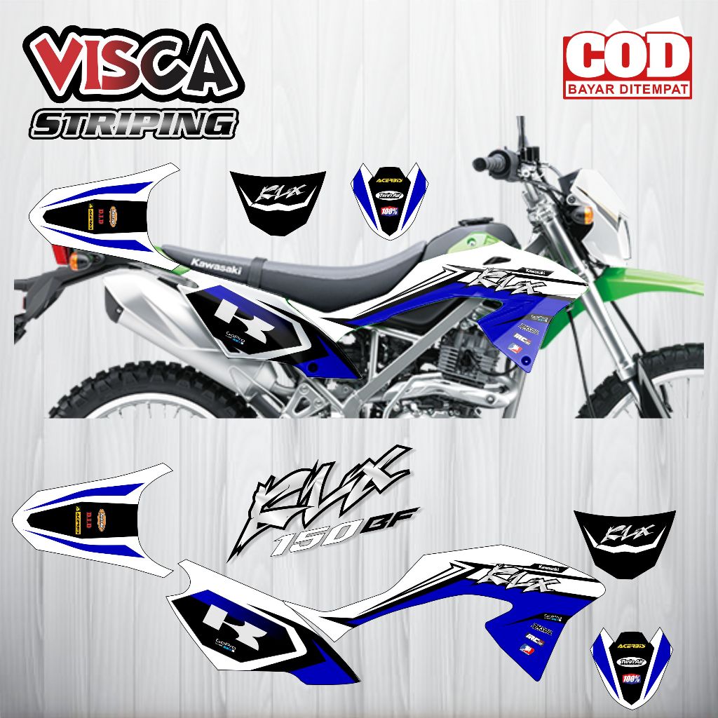 Jual Stiker Striping Klx 150 BF Lama Variasi KXF01 | Shopee Indonesia