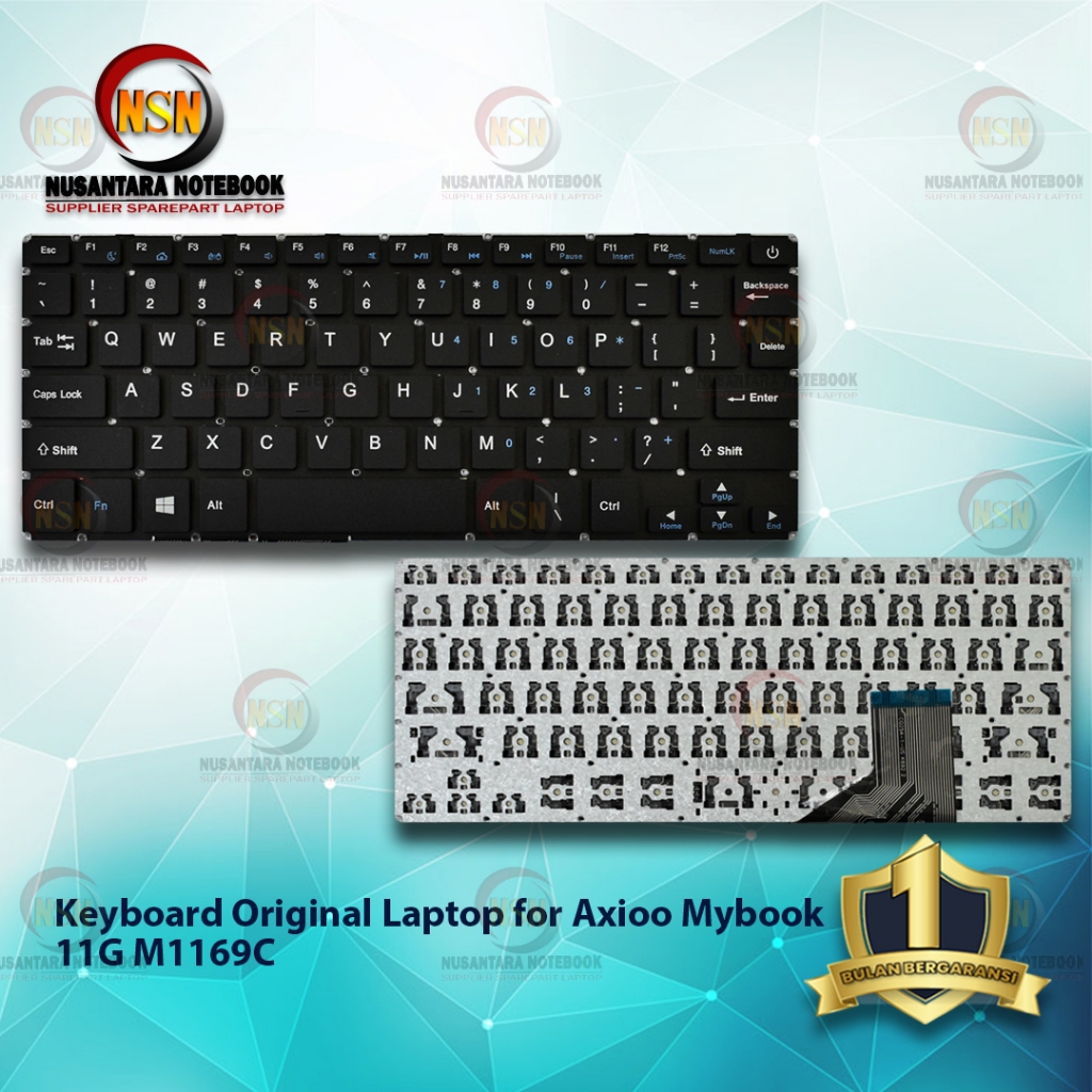 Jual Keyboard Original Laptop Axioo Mybook 11G M1169C (Black) | Shopee ...