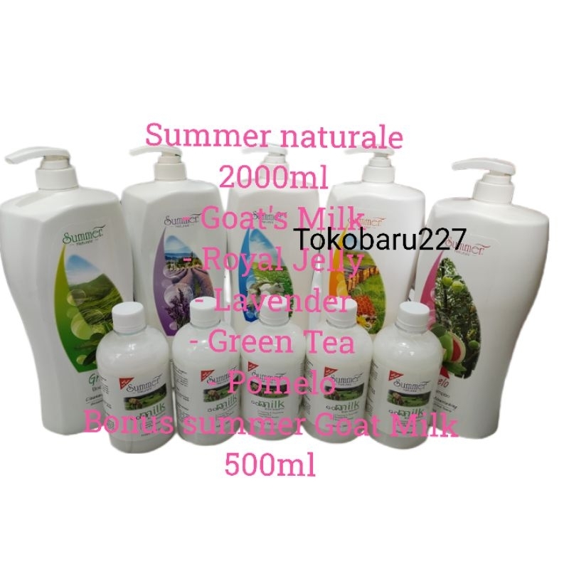 Jual Summer Naturale Body Wash / Body Shampo 2000ml + 500ml | Shopee ...