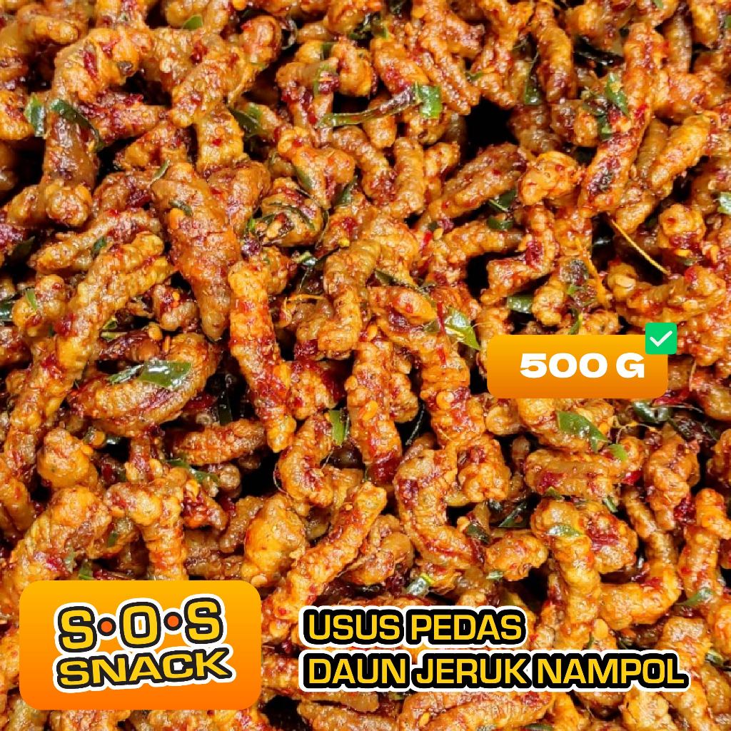Jual Makaroni SOS - 500GR Usus Pedas Daun Jeruk Mantap Termurah ...