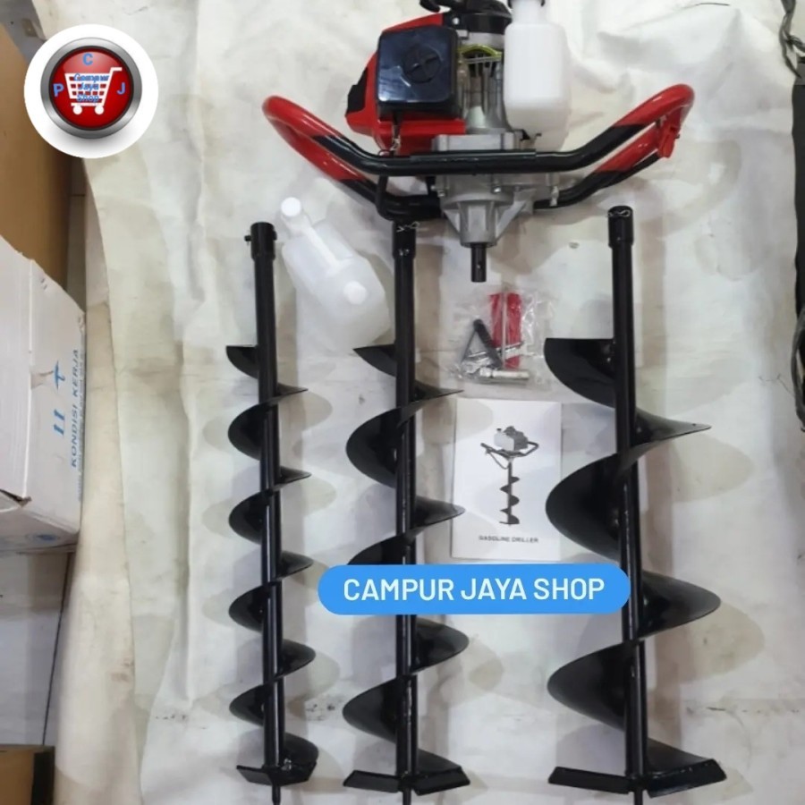 Jual Mesin Bor Tanah Matrix AG 63 Earth Auger Dapat 3 Mata Bor | Shopee ...