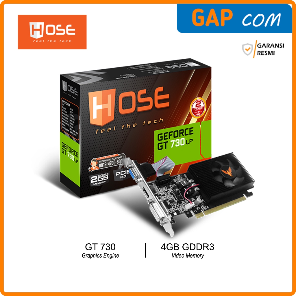 Jual VGA Hose GeForce GT 730 4GB DDR3 - GT730 4G DDR3 | Shopee Indonesia