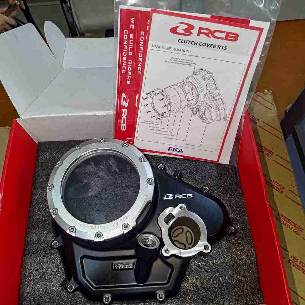 Jual COVER ENGINE TRANSPARAN RCB XSR/VIXION R/R15/MT15/WR155/MX KING ...
