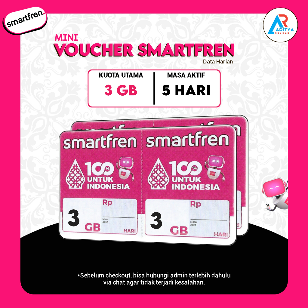Jual Voucher Smartfren Mini 3GB 5Hari Nasional | Shopee Indonesia