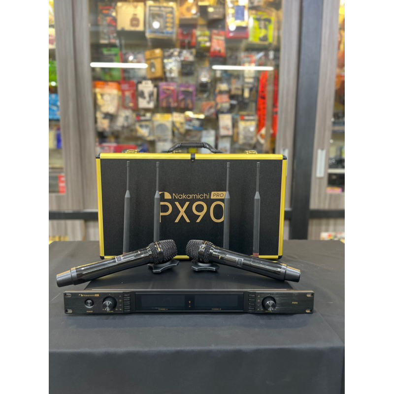 Jual NATAMICHI PX90 MIC WIRELESS PROFESIONAL TRUE DIVERSITY MICROPHONE ...