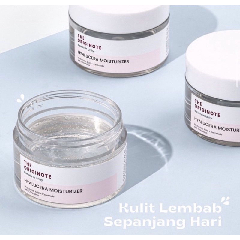 Jual THE ORIGINOTE Hyalucera Moisturizer (PINK) | Shopee Indonesia
