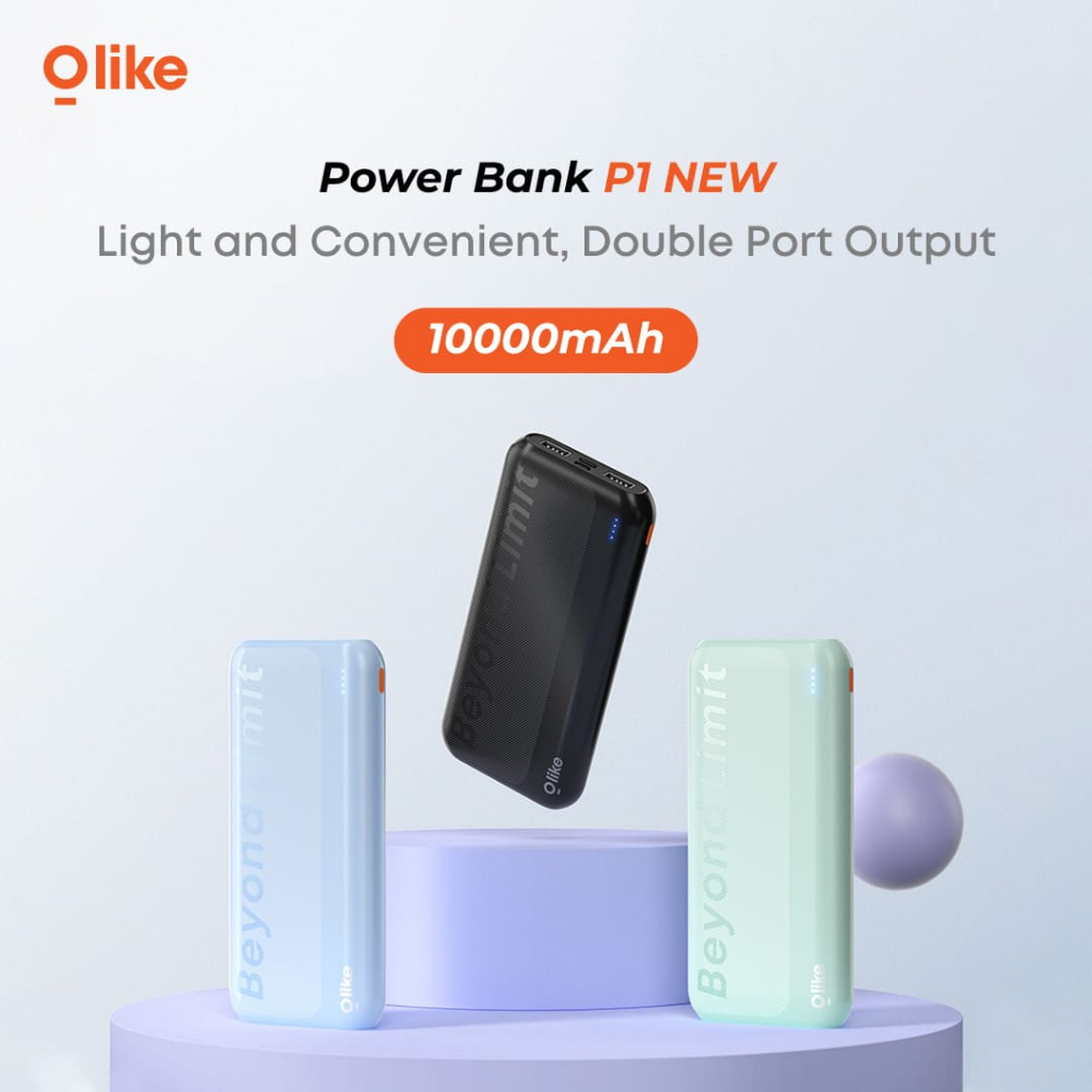 Jual Olike PowerBank 10000 mAh 12W Dual Output Input Smart Protection ...
