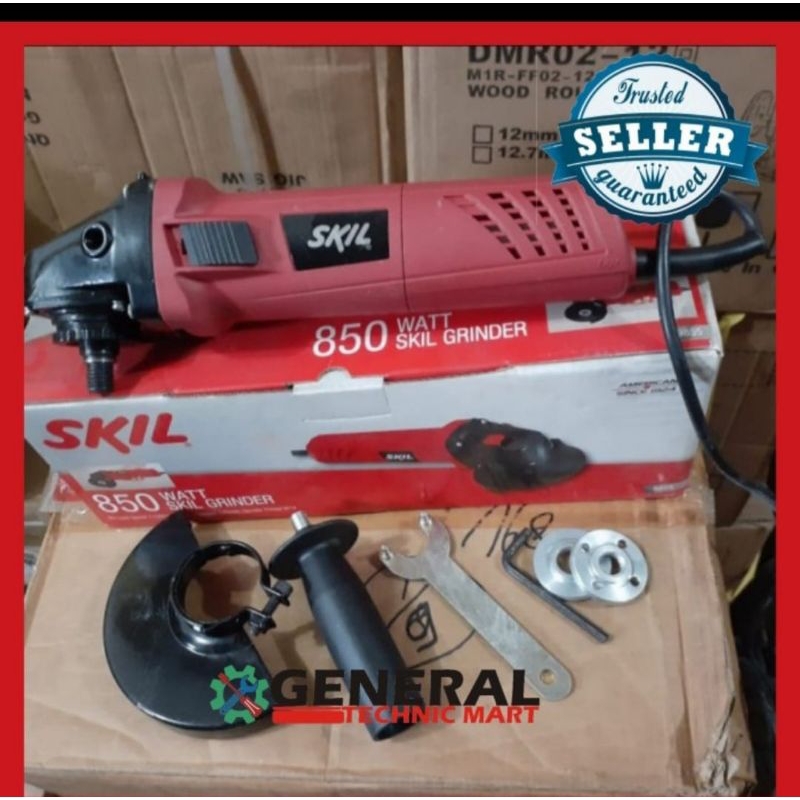 Jual Mesin gerinda tangan 5" SKIL 9855 angle grinder 850W | Shopee Indonesia
