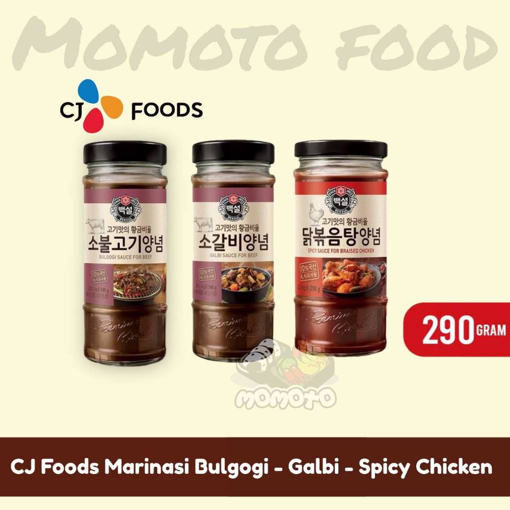 Jual CJ Foods Beksul Marinasi Bulgogi Galbi Spicy Chicken Marinade 290 gram | Shopee Indonesia