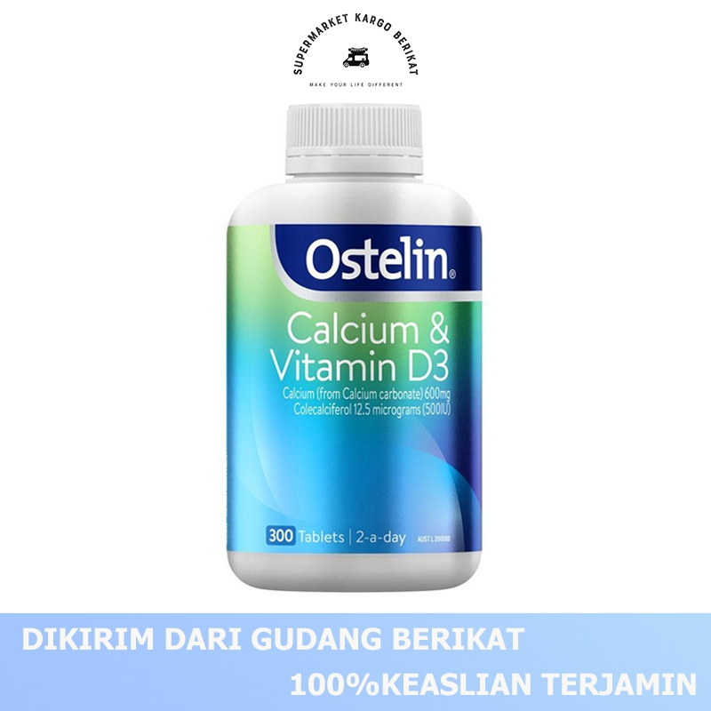 Jual Ostelin Calcium and Vitamin D3 Supports Bone Strength Maintains ...