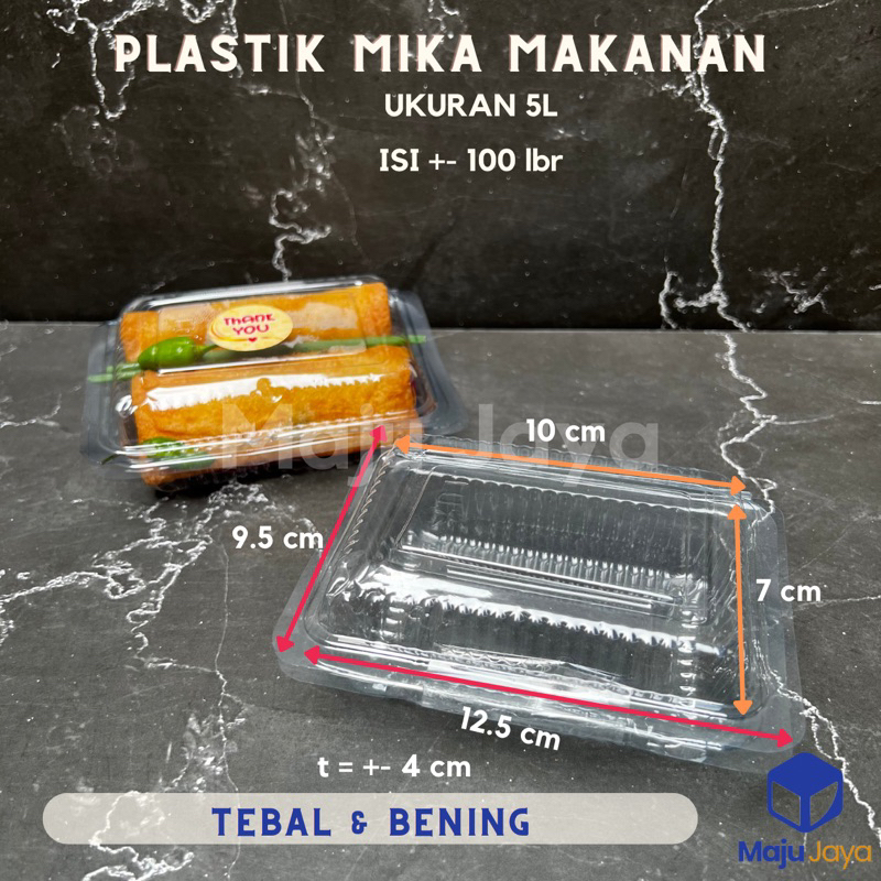Jual Maju Jaya - MIKA PLASTIK MAKANAN / MIKA KUE 6C 7C 5L 5T 4L 3T 3L ...