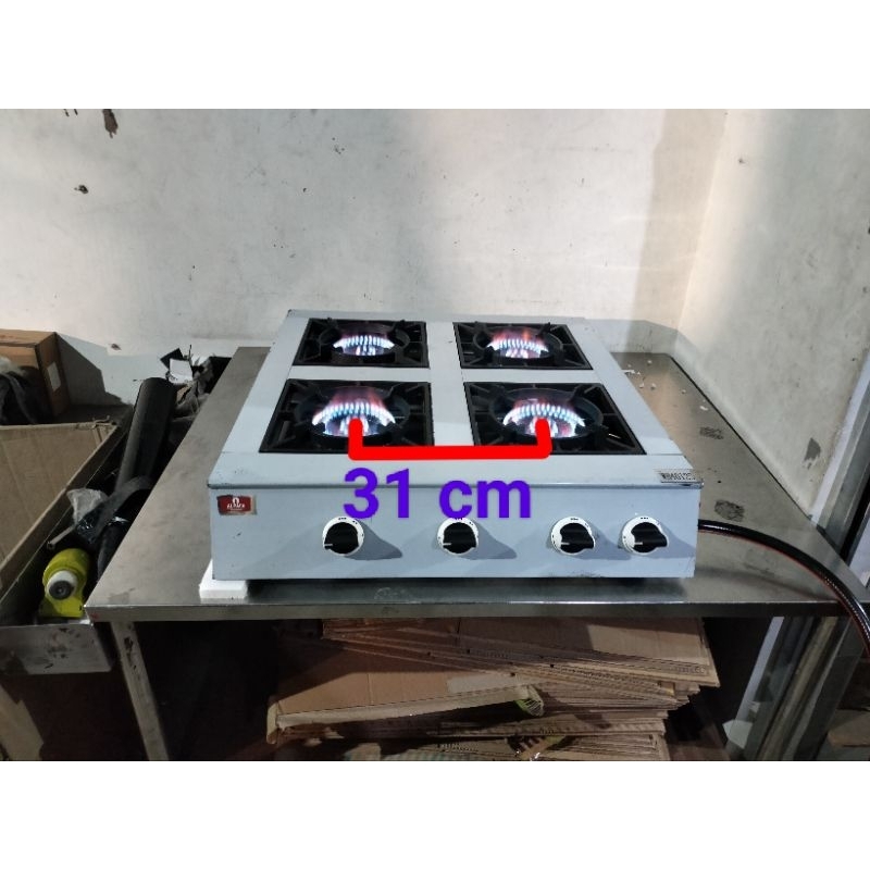 Jual Kompor Api Besar Irit Gas 4 tungku Kotak | Shopee Indonesia