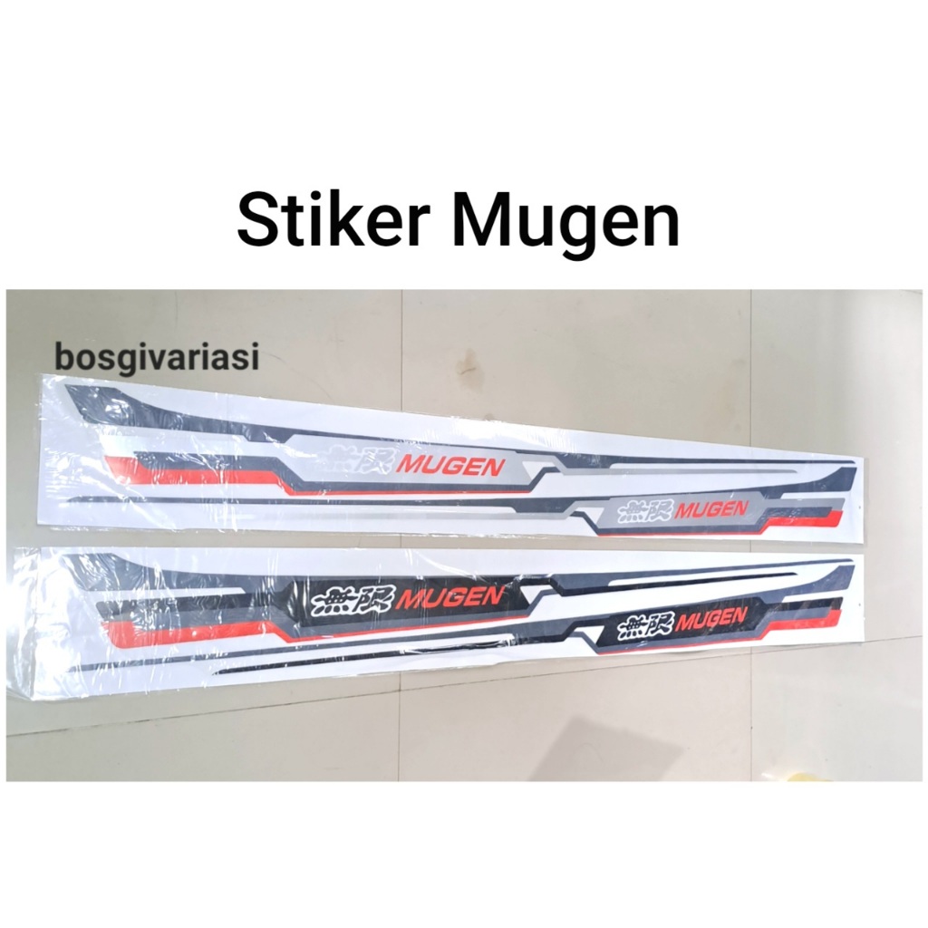 Jual Stiker List Body Samping Honda Hrv Brv Jazz Mobilio Model Mugen ...