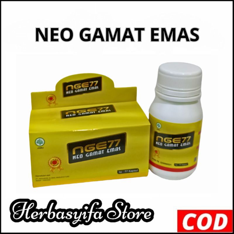 Jual NGE 77 Kapsul | NGE 50 Kapsul extrak gamat emas | Shopee Indonesia