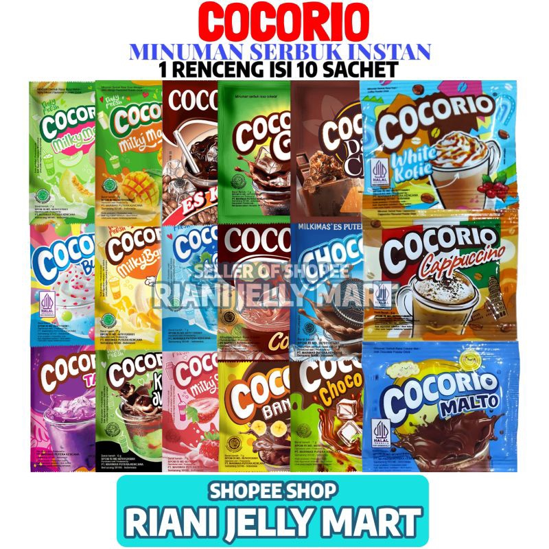 Jual Minuman Cocorio 1 Renceng Isi 10 Sachet | Shopee Indonesia