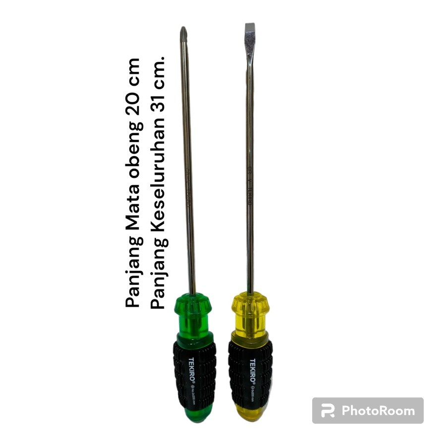 Jual Obeng Tekiro Set 2 Pcs 20 Cm - Obeng Bengkel Mekanik Service AC ...